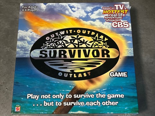 Mattel Survivor Outwit Outlast Multiplayer Board Game For Adult Players ...