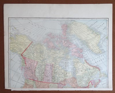 Pre-1900 - Map Of The Dominion Of Canada