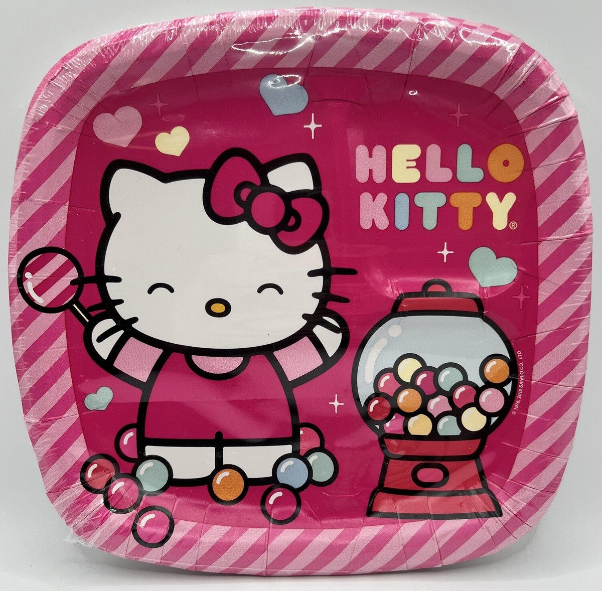 Hello Kitty Birthday Plates Birthday Decorations Hello Kitty Cartoon