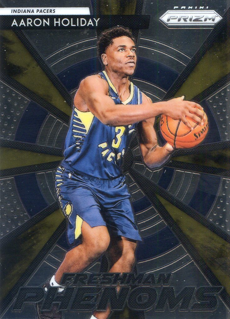 2018-19 PANINI PRIZM ROOKIE RC FRESHMAN PHENOMS AARON HOLIDAY PACERS NO ...