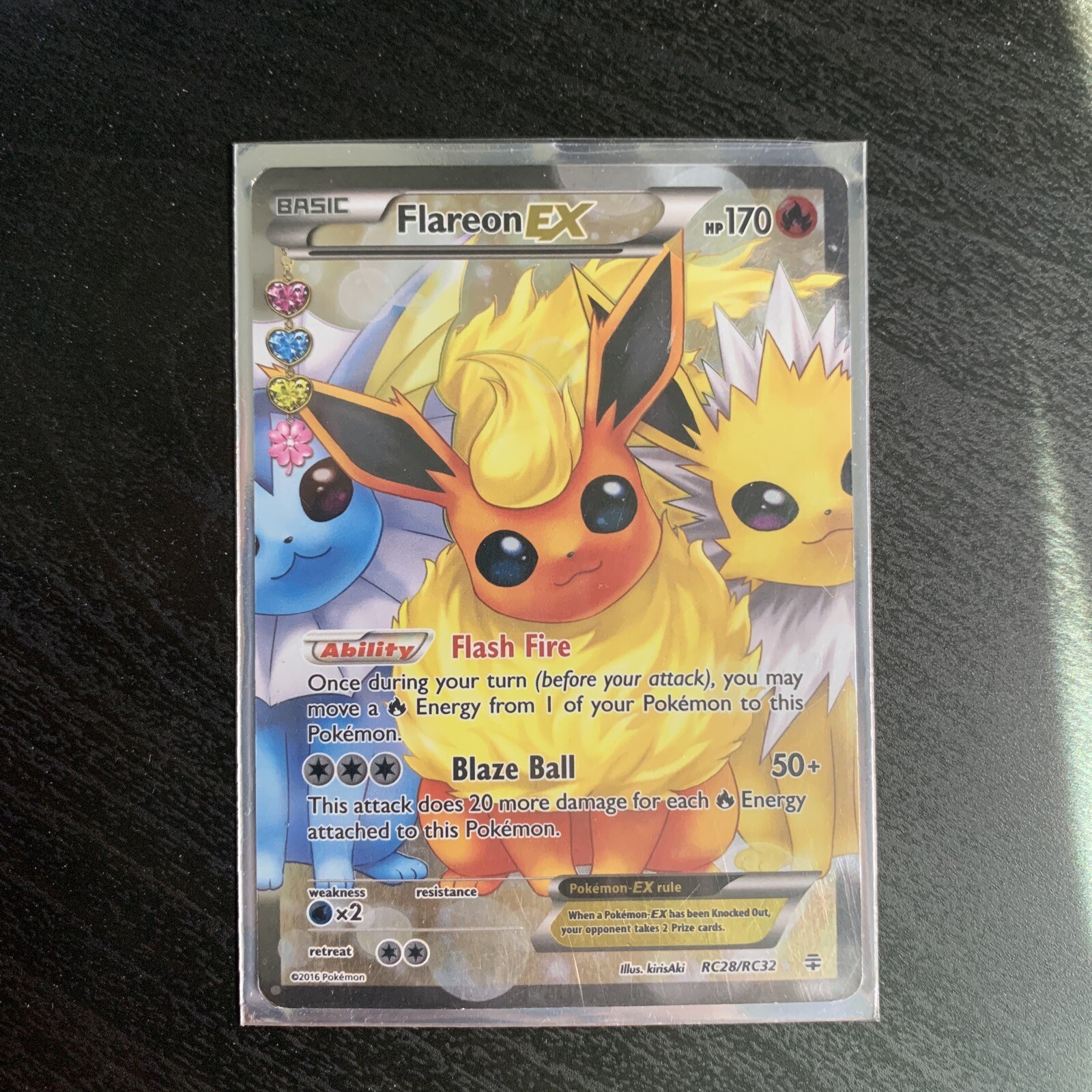 Pokémon TCG Flareon-EX Generations RC28 Holo Full Art | eBay