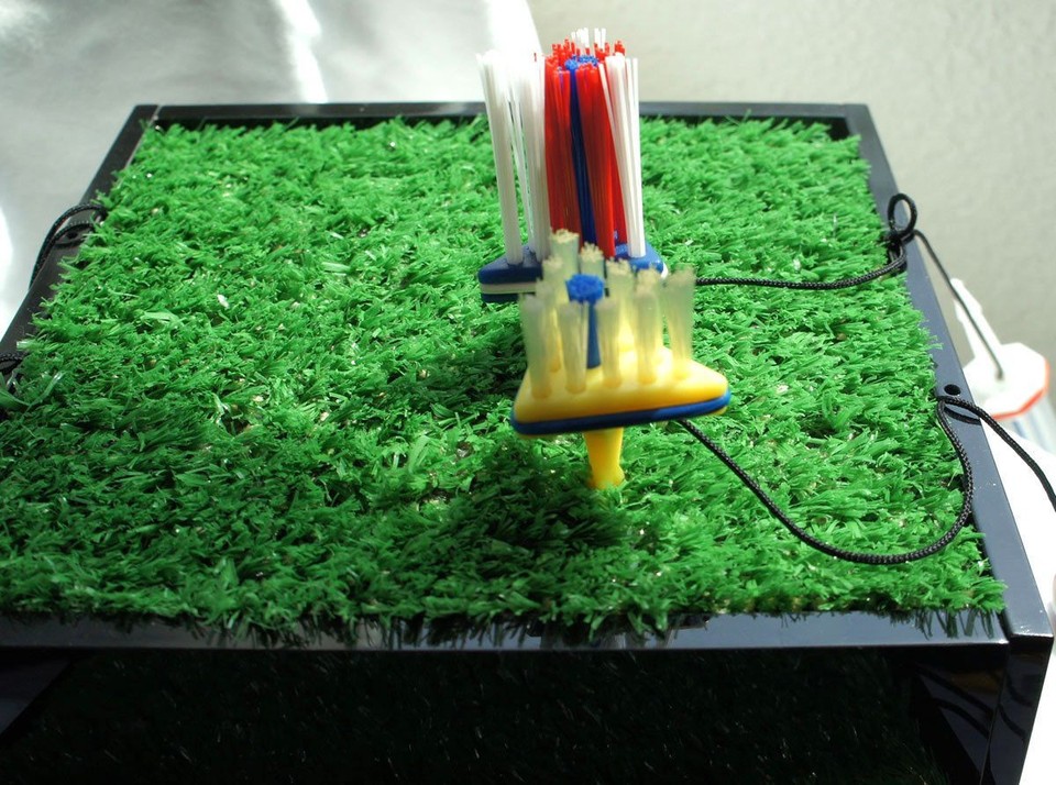 GOLF TRI-TEE BRISTLE BRUSH TEES 2 3/4" Optimal Contact Driver/Wood (48 ...