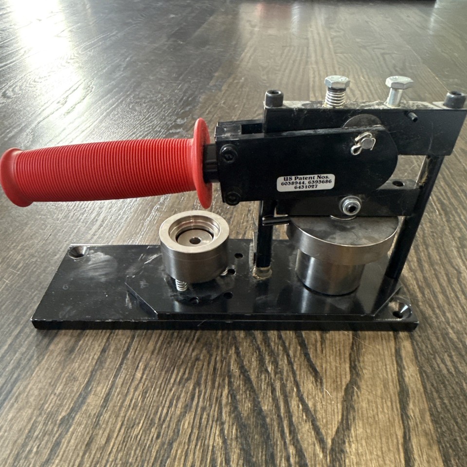 1” Tecre Button Maker Machine Model 100 And Button Parts | eBay