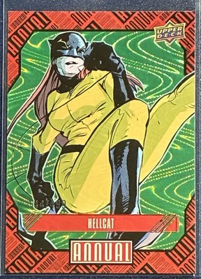 2023-24 Upper deck Marvel Annual Hellcat 30 Green Parallel #144/499 | eBay