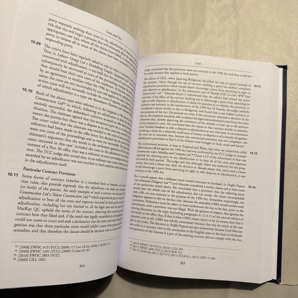 Coulson on Construction Adjudication 4th Edition by Sir Coulson, Peter ...