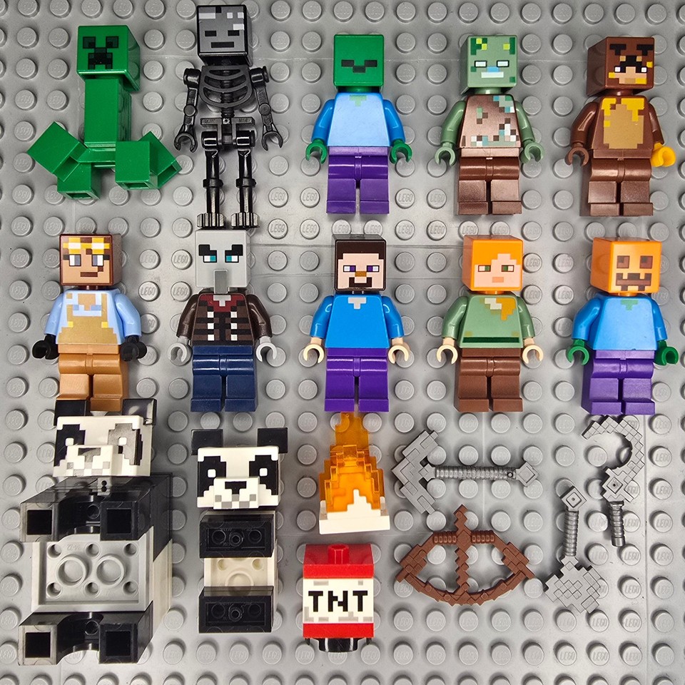 Lego Minecraft Minifigures Lots and Accessories | eBay