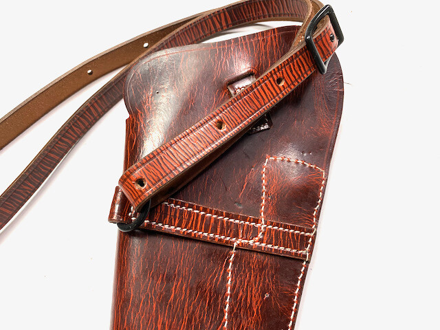 WWII US M1911 M1911A1 .45 PISTOL M3 SHOULDER HOLSTER-TOP DOWN LEATHER ...