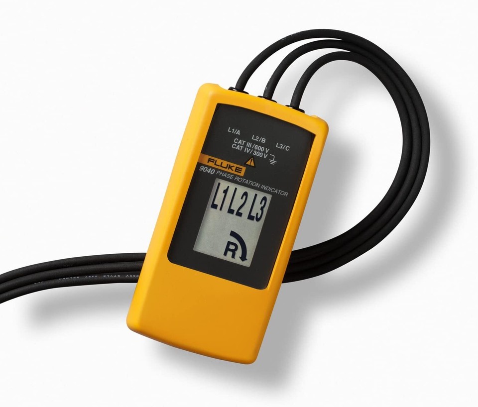 Fluke 9040 Digital Phase Rotation Indicator Tester Meters - Brand New ...