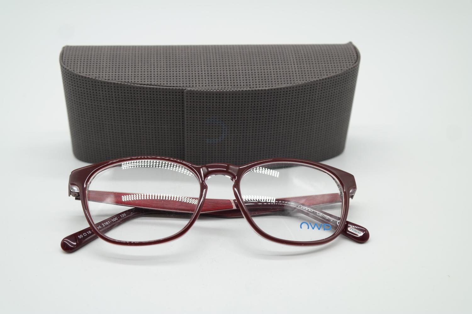 Glasses OWP 2161 Wine Red Bronze Oval Frames Eyeglasses New | eBay