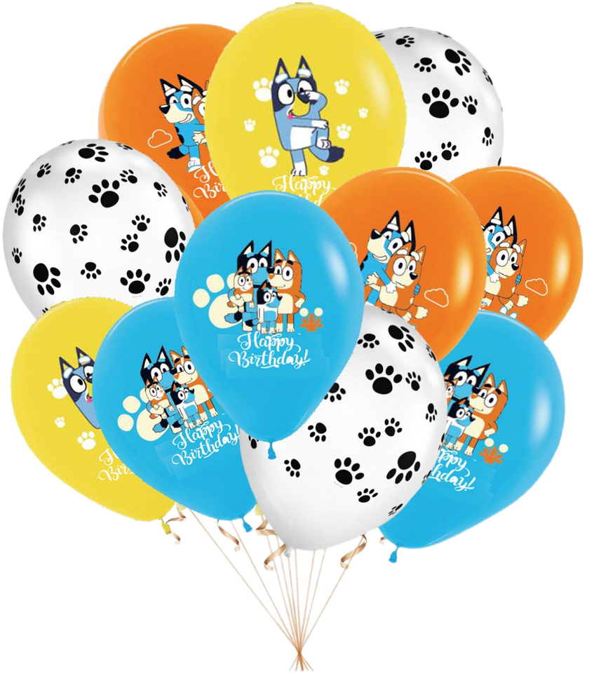 bluey bingo balloons birthday party supplies favor centerpiece ...