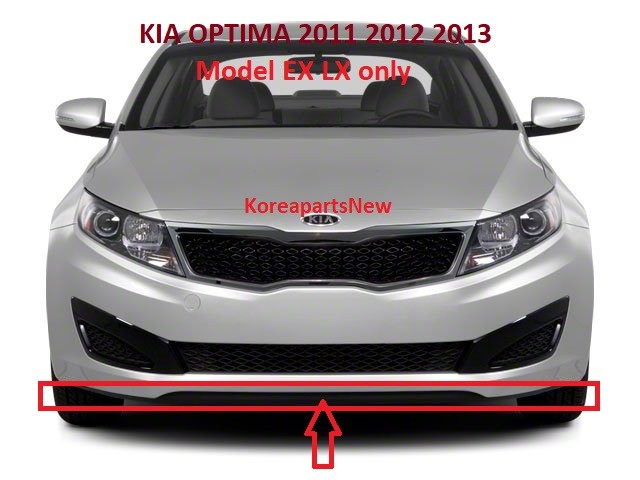 Front Bumper Lip Lower Deflector⭐OEM⭐ 865902T000 Kia Optima EX LX Only ...