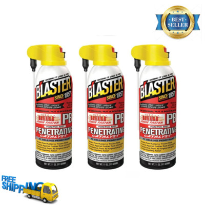 PB Blaster Penetrating Oil Rusted Seized Bolts Lubricant Spray 11 oz ...