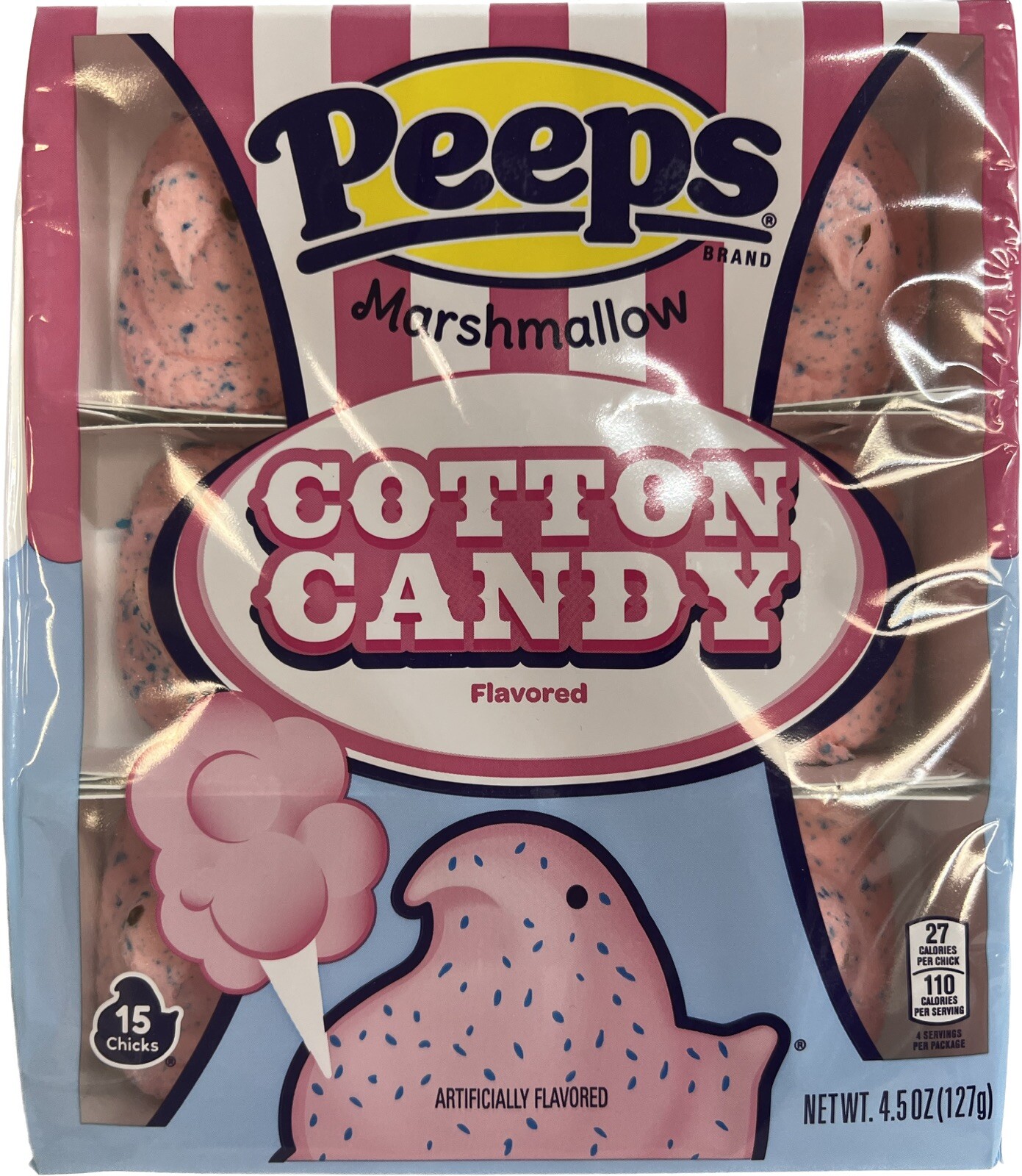 Marshmallow Peeps Cotton Candy Chicks Packages 15 per Package for sale ...