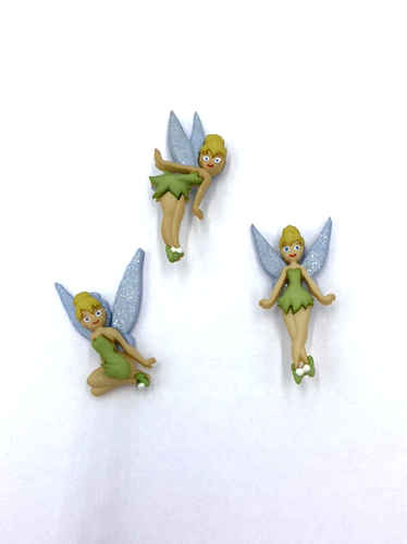 Dress It Up 3 Piece Disney Tinkerbell Button Charm Embellishments ...