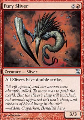 *MRM* ENGLISH Fury Sliver (Slivoide furieux) MTG TSP | eBay