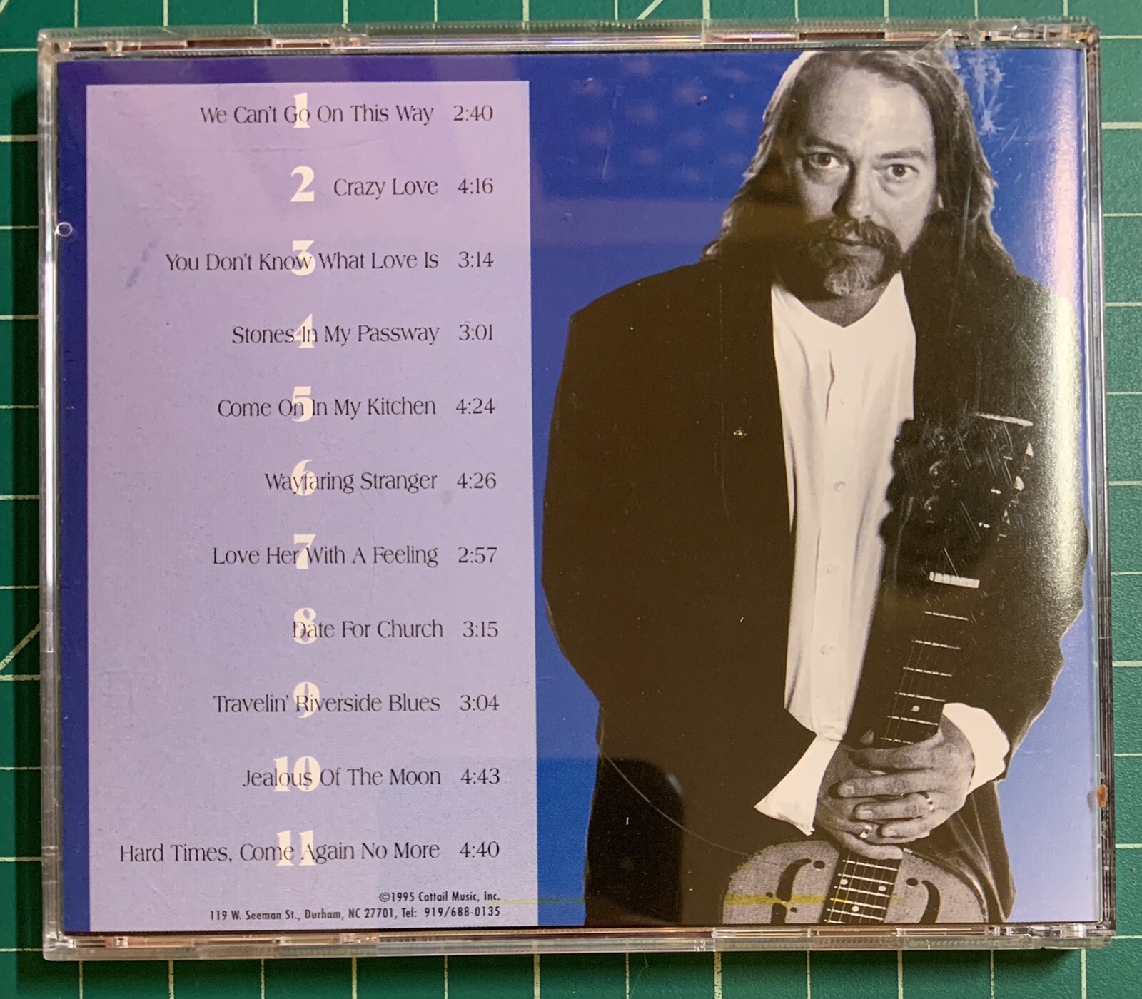 Signed Scott Ainslie Jealous of the Moon Cattail Music 1195 CD (1995 ...