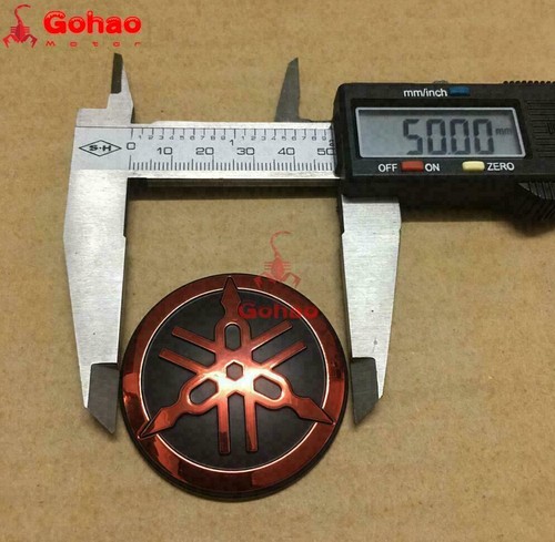 2x Orig. Red Tuning Fork Badge Emblem Decal 2 inch for Bikes R1 R6 Tank ...