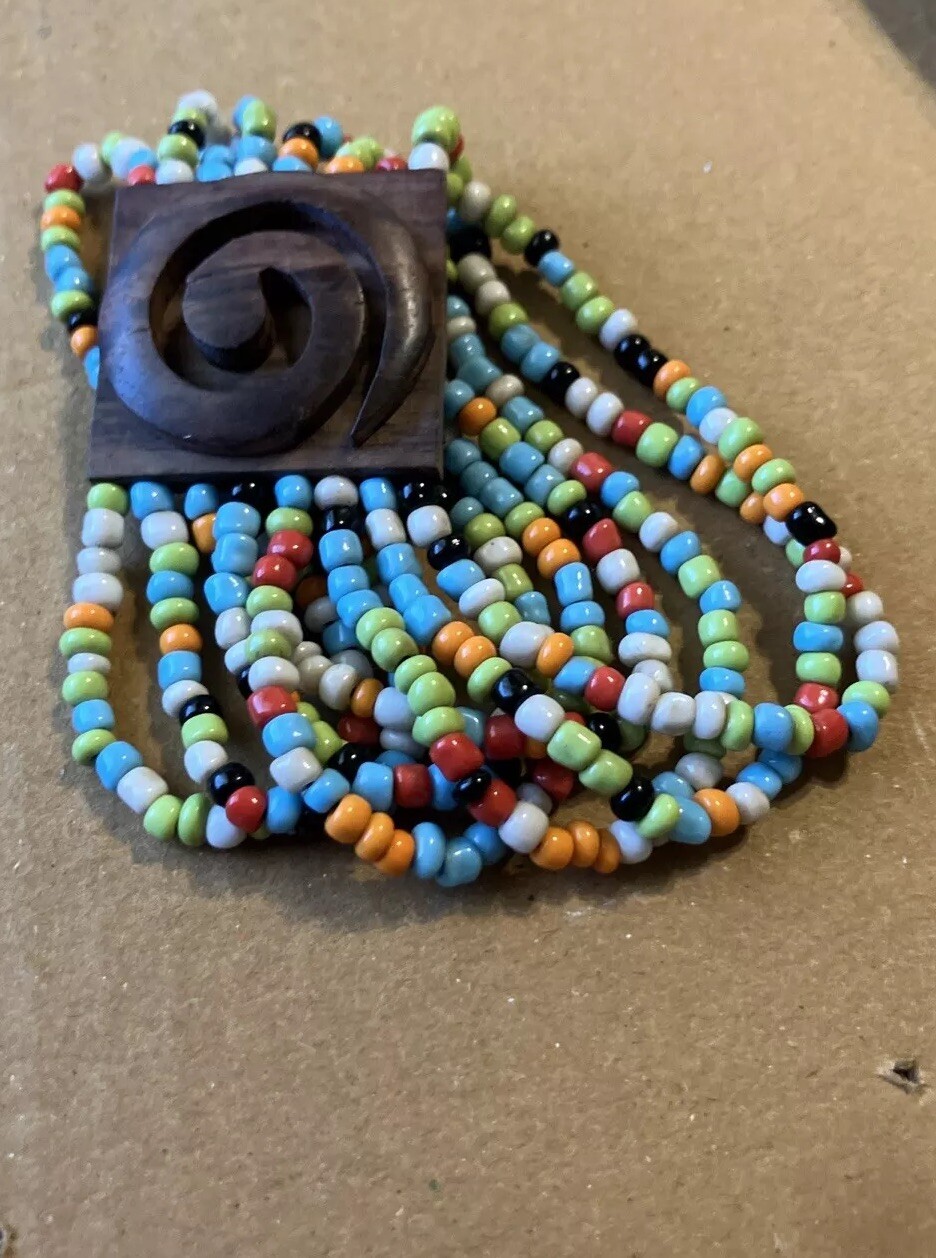 Catherine Stein Design Multi Color Beads Strand Brace… - Gem