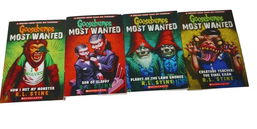 LOT of 4 GOOSEBUMPS Most Wanted BY R.L. STINE Paperback Children's ...