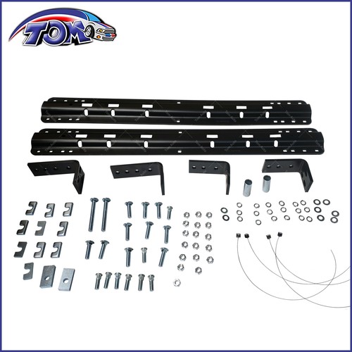 20K 5th Fifth Wheel Mounting Rail Kit Trailer Hitch Mount Steel for ...
