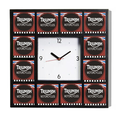 Advertising Retro Triumph Motorcycles Garage Dealer Clock 10.5". Not ...