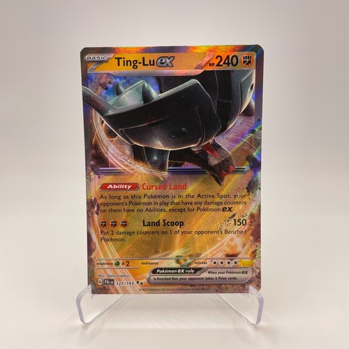 Ting-Lu ex 127/193 Ultra Rare Holo Full Art Scarlet & Violet Pokemon ...