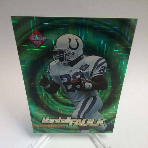 Marshall Faulk Colts 1995 Collector's Edge Tech #7 | eBay