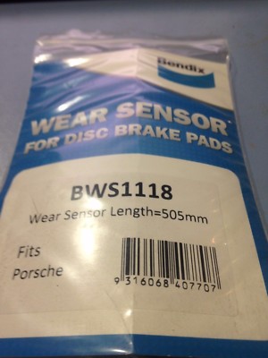 1 x Bendix Brake Wear Sensor FOR PORSCHE (BWS1118) | eBay Australia