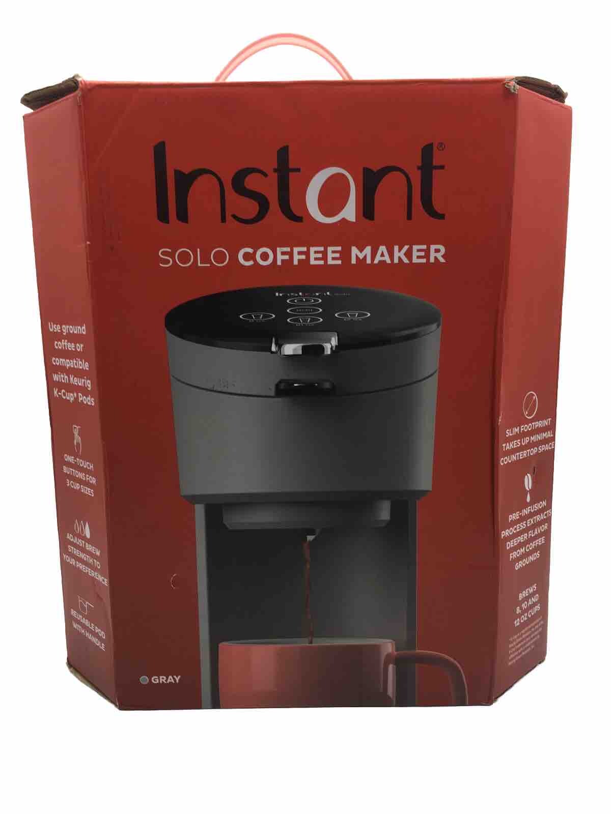 Instant Pot Solo 2-in-1 Single Serve Coffee Maker - Black for sale ...