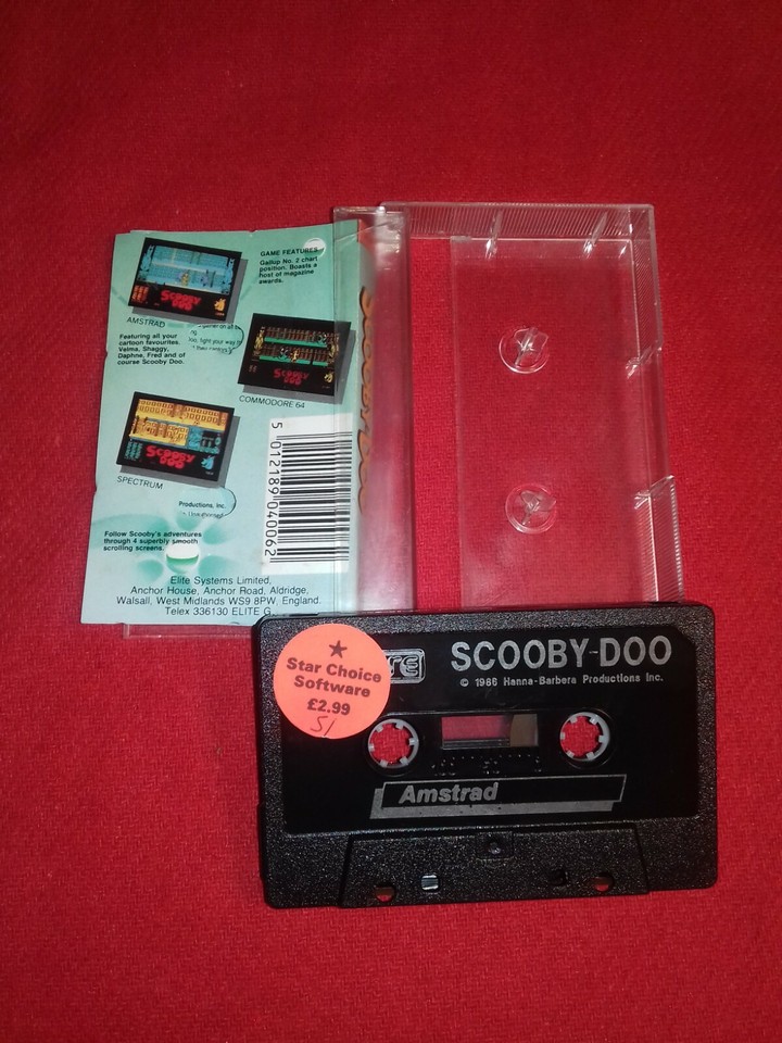 Scooby Doo (1986) - Encore Software - Amstrad Cassette retro game | eBay