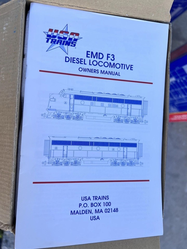 USA TRAINS R22370 G SCALE EMD F3a LOCOMOTIVE Emd W/BOX Southern Pacific ...