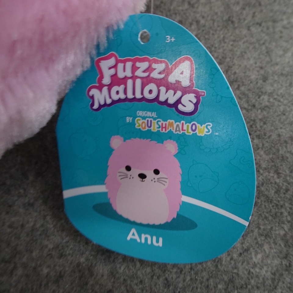 Squishmallows Anu Pink Fuzzy Otter Fuzz A Mallows 12 Inch Plush NEW ...