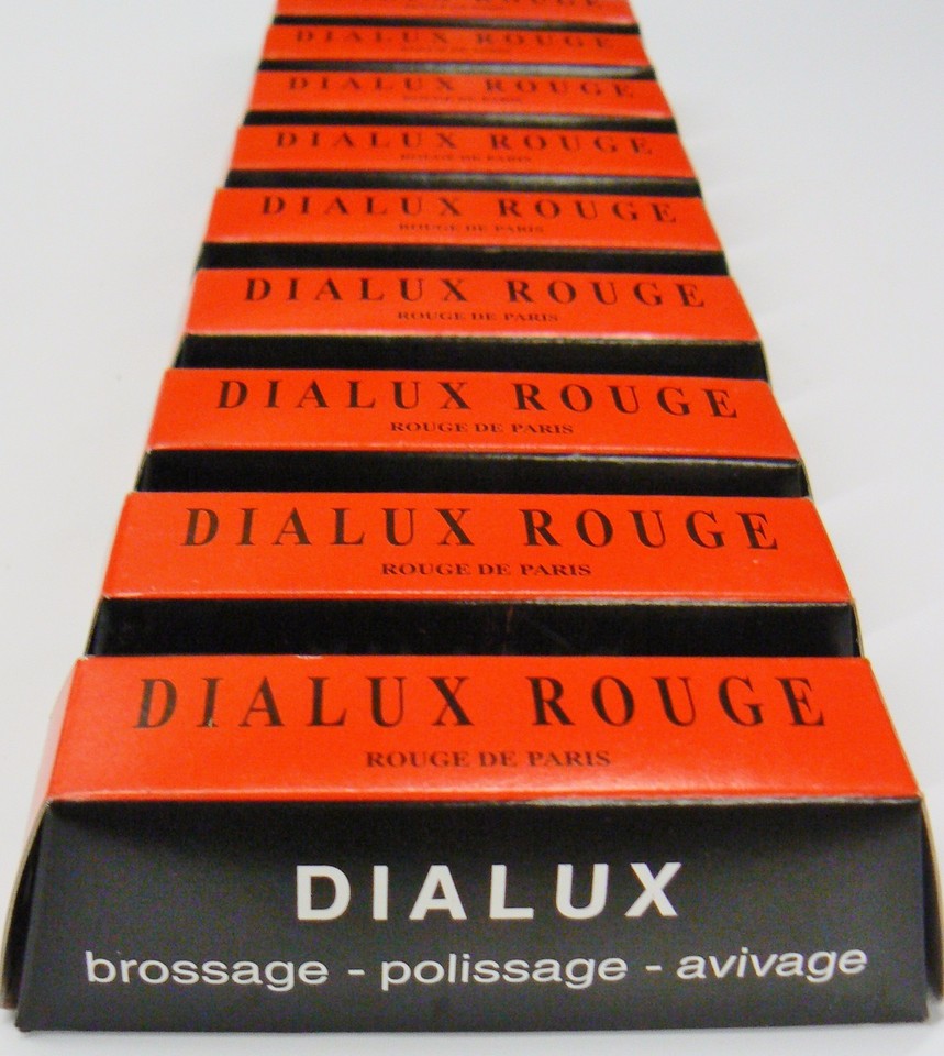 DIALUX RED ROUGE Polishing Compound Jewelers Rouge GOLD JEWELRY POLISH ...