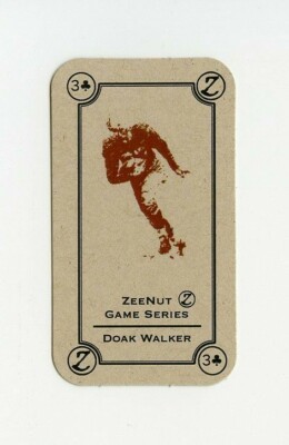 #TN09372 DOAK WALKER Oddball Football Mini Playing Card | eBay