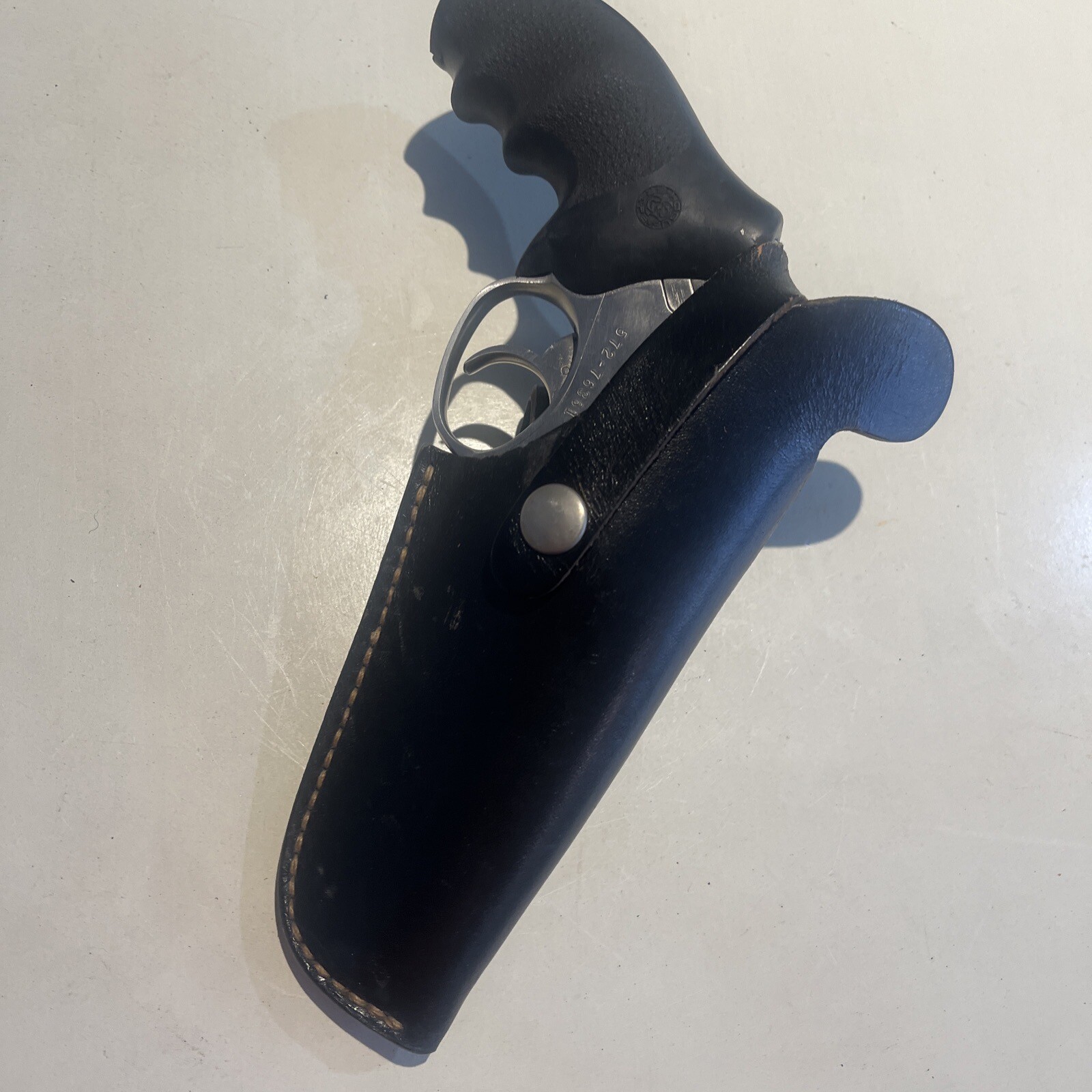 Black Leather Holster Ruger SP101 4" Barrel Right Handed | eBay