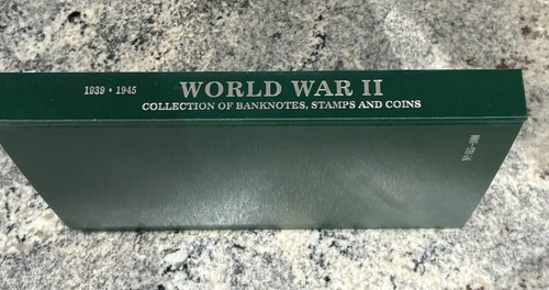 World War II Collection of Banknotes, Stamps, and Coins, in a ...