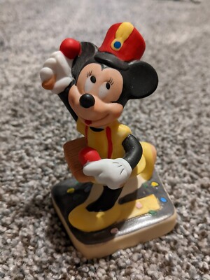 Disney Schmid Minnie Mouse Band Figurine (Vintage) | eBay