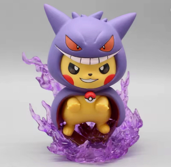 Pokemon Pikachu Gengar Cosplay Display Figure 4.5 inches Brand NEW! | eBay