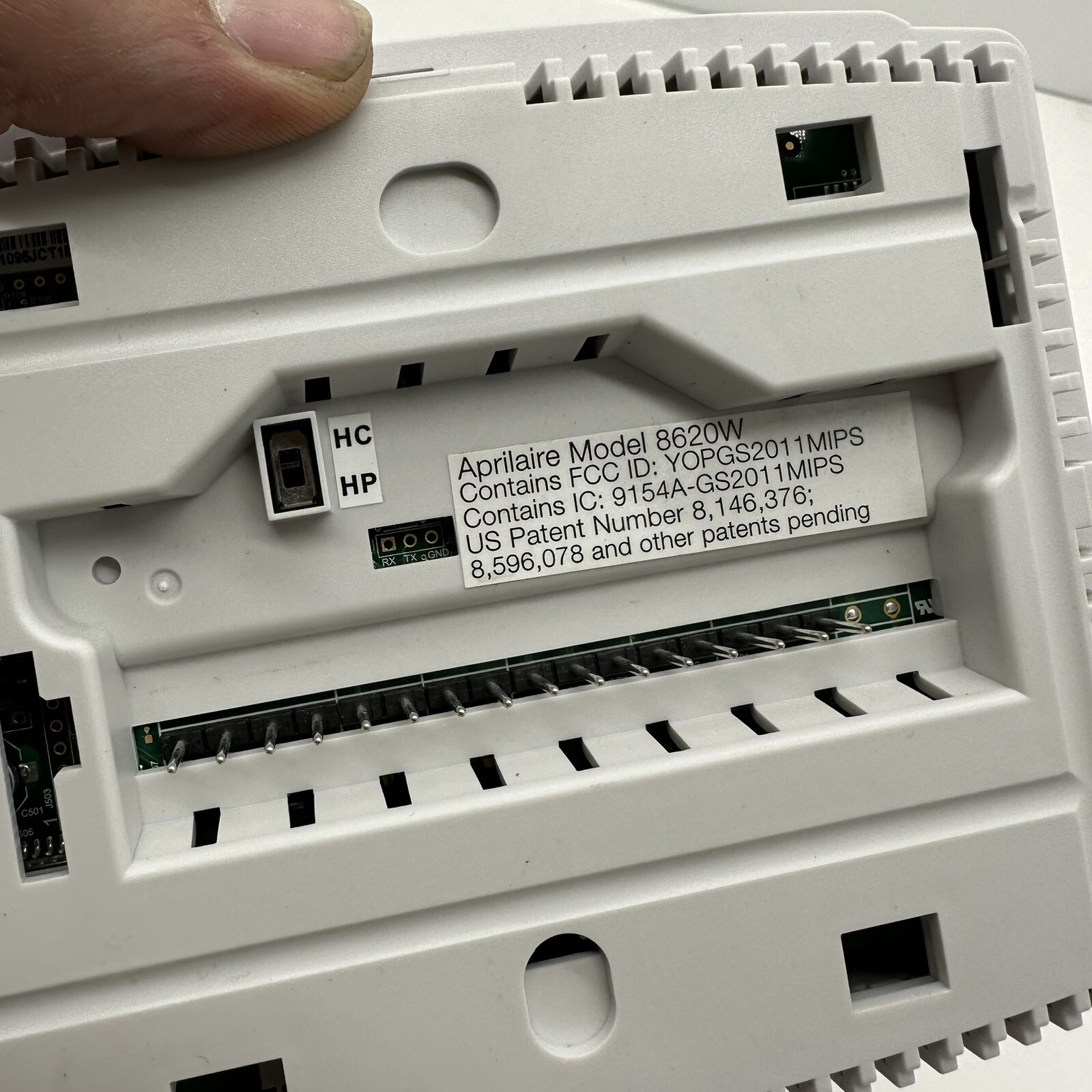 Aprilaire Wifi Touchscreen Thermostat 4H/2C with Humidity Control 8620W ...