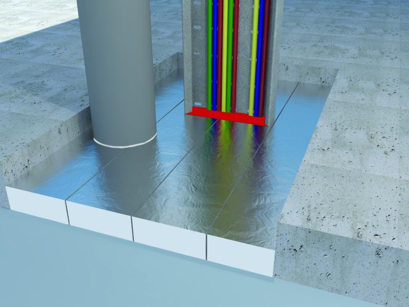 Intumescent Fire Stop Blocks Fire Safety Envirograf Foil-clad Mineral ...