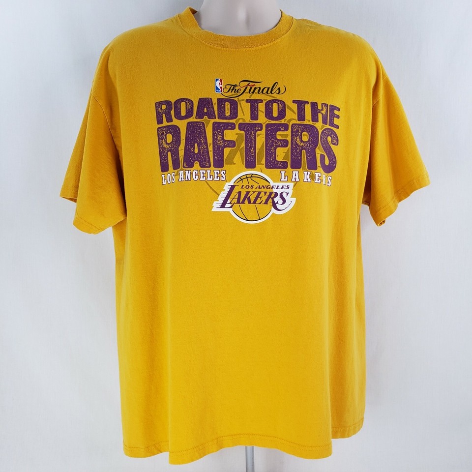 Lakers Road to the Rafters T Shirt XL Tee NBA Finals Los Angeles LA T ...