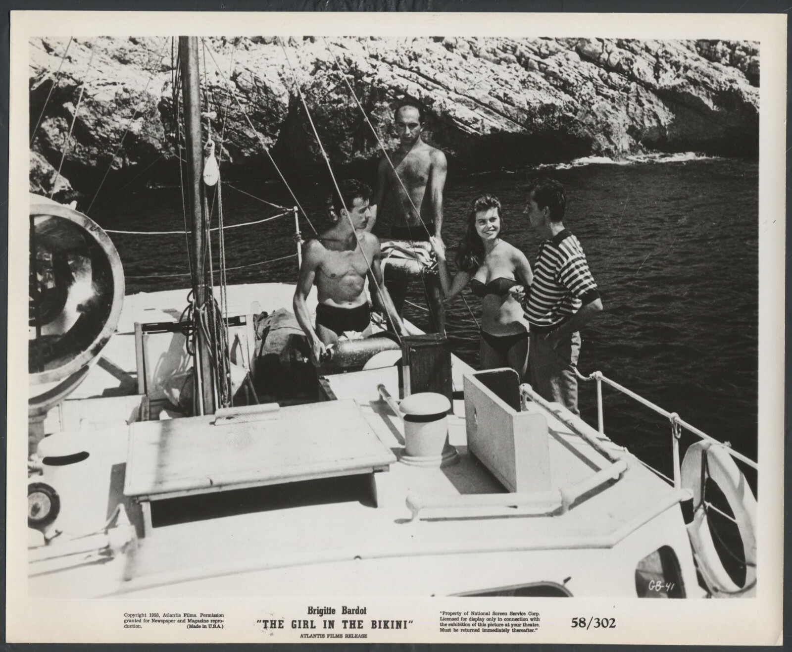 @Col The Girl In The Bikini 58 JEAN FRANCOIS CALVE BRIGITTE BARDOT ...