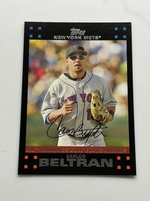 Carlos Beltran 2007 Topps Gold Glove Winner #312 NM-MT HOF | eBay
