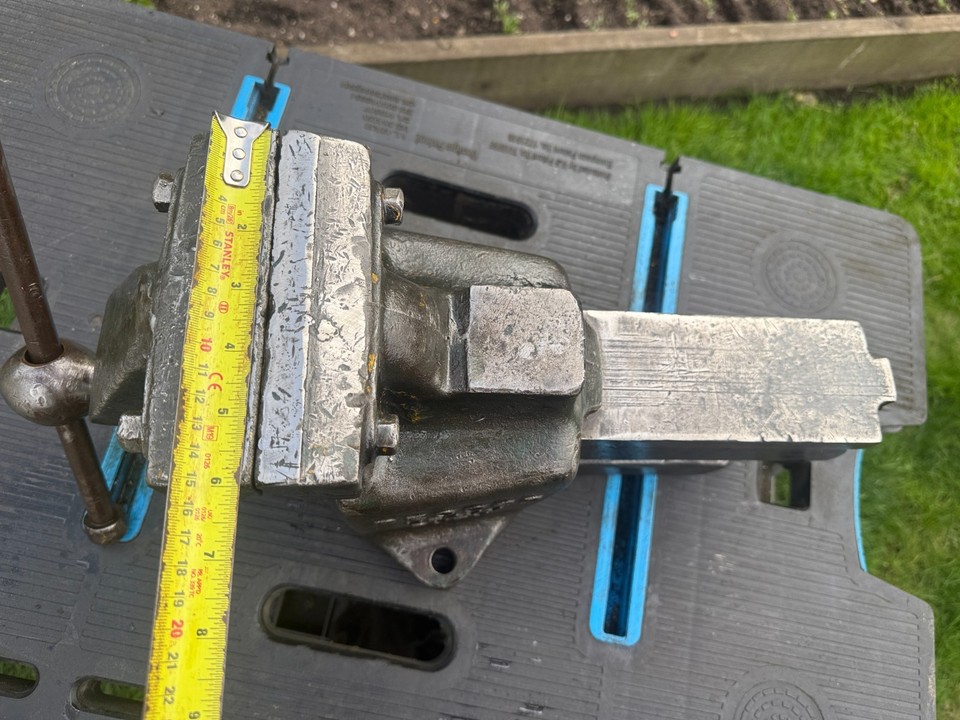 Vintage Heavy Duty Record No. 112 p Vice Vise 6" jaws workshop ...