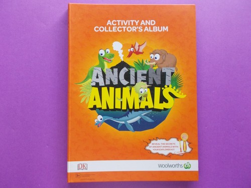 WOOLWORTHS ANCIENT ANIMALS ACTIVITY and COLLECTORS' ALBUM - COMPLETE ...