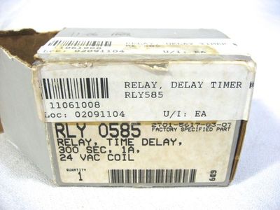 Service First RLY585 Relay Trane Timer Delay 300 Sec 1A 24 VAC Coil ...