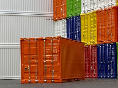 1/64 DCP ORANGE 20' SHIPPING CONTAINER UNIT | eBay
