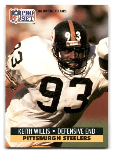 Keith Willis 1991 Pro Set #638 Pittsburgh Steelers FOOTBALL | eBay