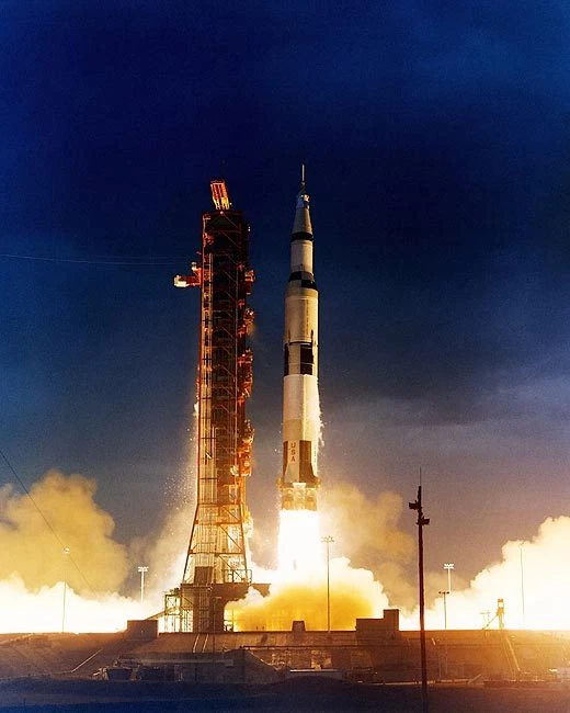 Silver Nasa Rockets