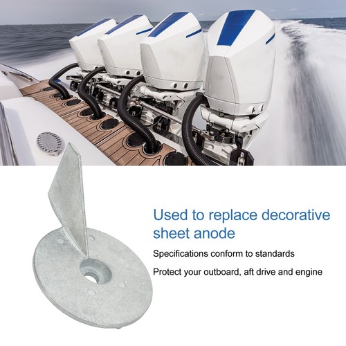 Outboard Trim Tab Anode Corrosion Proof 17264T2 Zinc Alloy Boat Motor ...